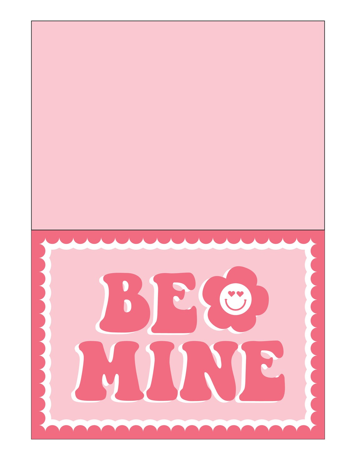 Be Mine - Valentines Day Card - SVG Download - Etsy
