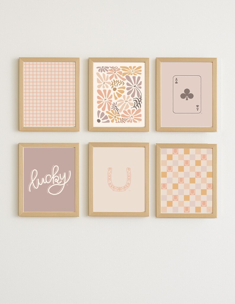 Checkered - Printable Artwork - Dusty Rose - Etsy