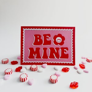 Be Mine - Valentines Day Card - SVG Download - Etsy