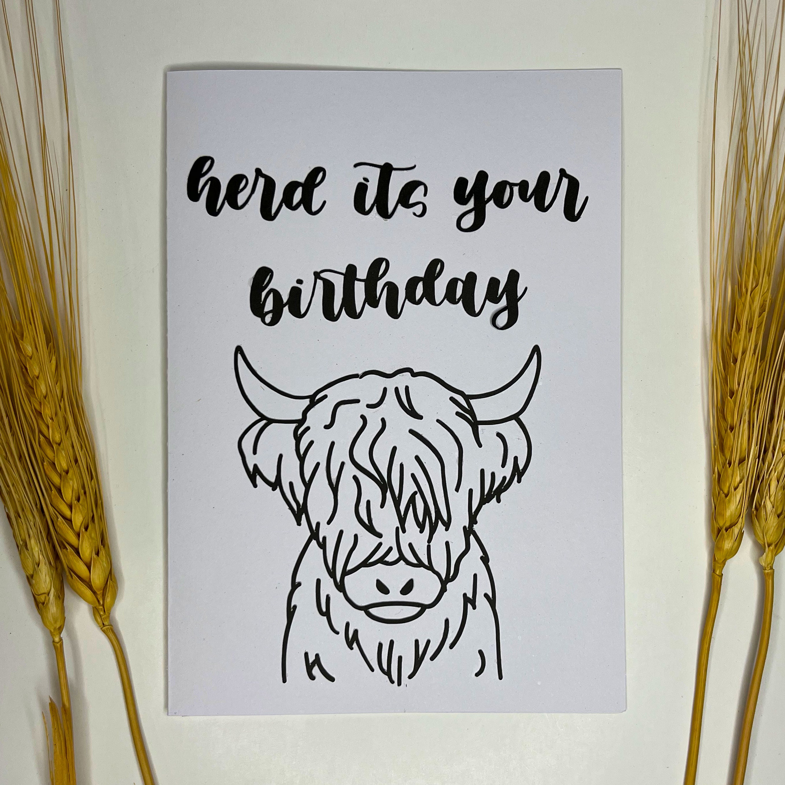 Herd Its Your Birthday - Birthday Card - SVG Download - Cricut DIY - Etsy