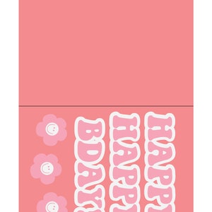 Groovy - Birthday Card- SVG Download - Etsy