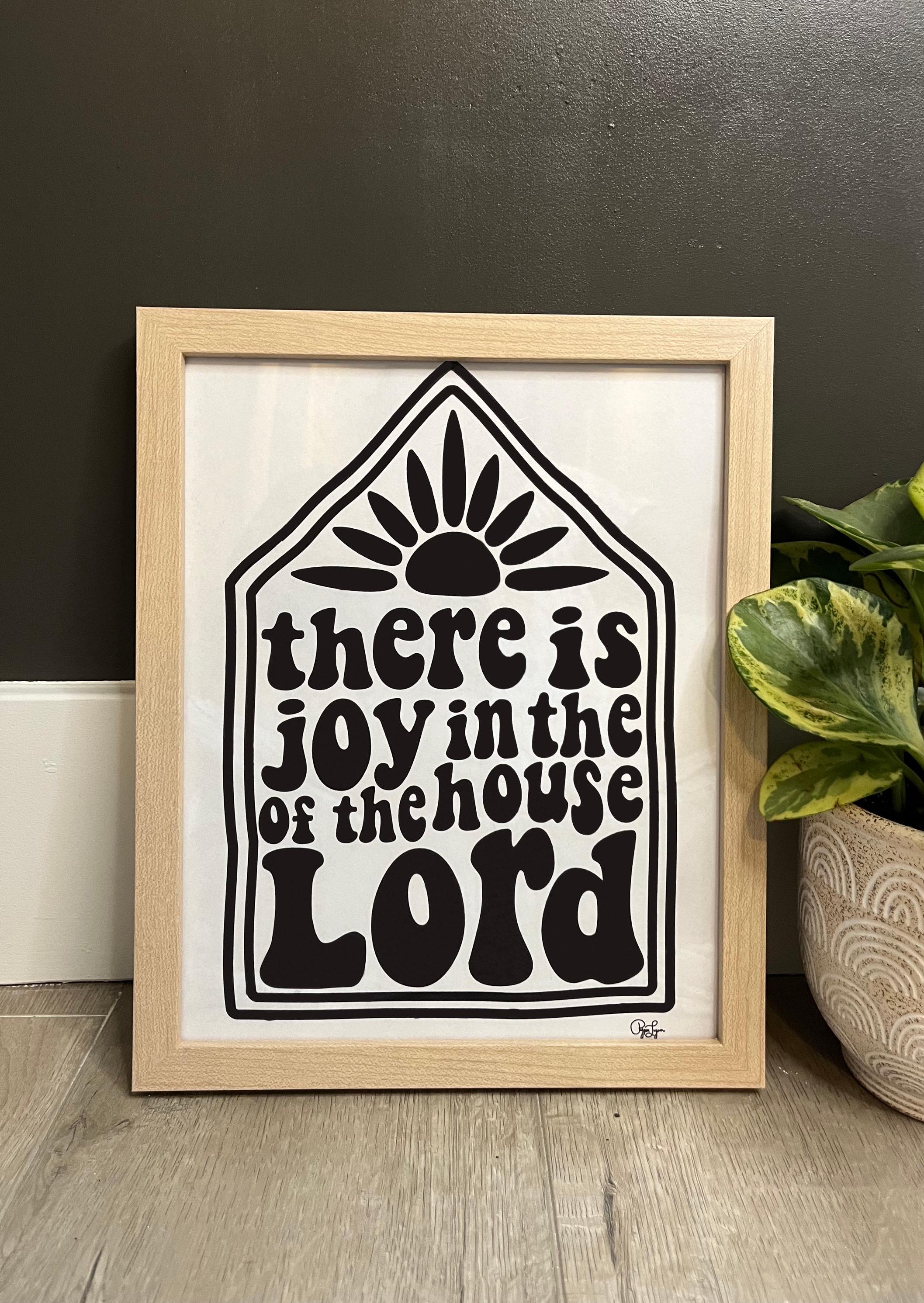 House of the Lord - Printable Christian Art - Black and White - Etsy