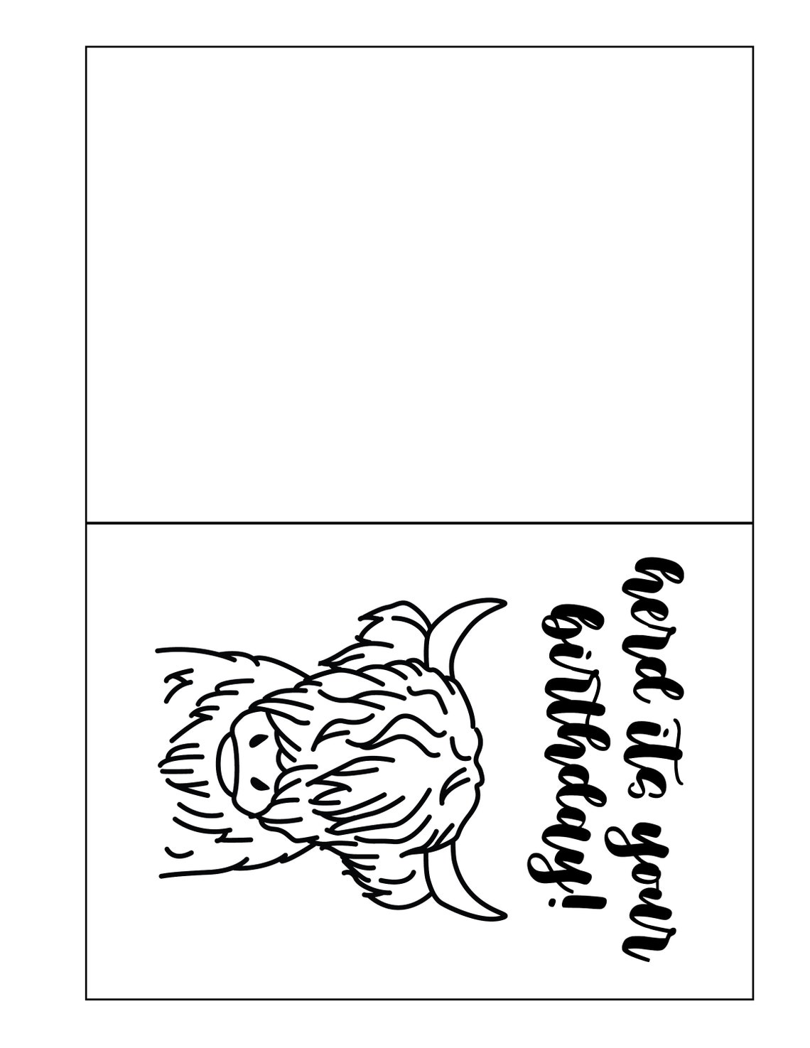 Herd Its Your Birthday - Birthday Card - SVG Download - Cricut DIY - Etsy