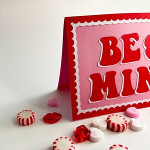Be Mine - Valentines Day Card - SVG Download - Etsy