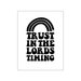 The Lords Timing Printable Christian Art Black and White - Etsy