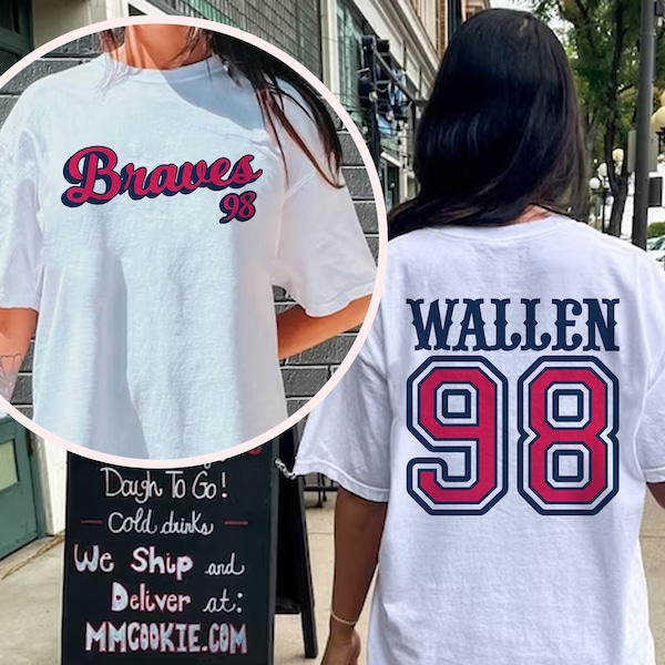 Morgan Wallen 98 Braves T Shirt - Etsy