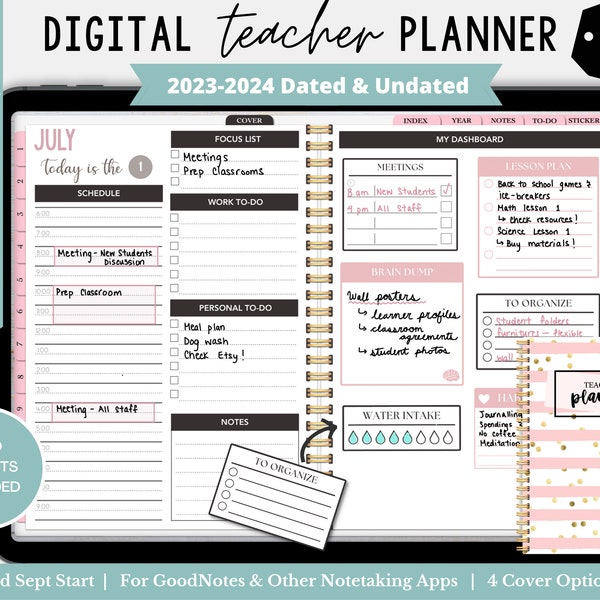 Teacher Planner - Etsy