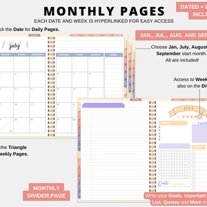 2023-2024 Digital Teacher Planner for Goodnotes Jan, Jul, Aug and Sept ...