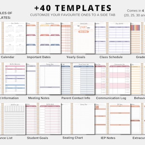 2023-2024 Digital Teacher Planner for Goodnotes Jan, Jul, Aug and Sept ...