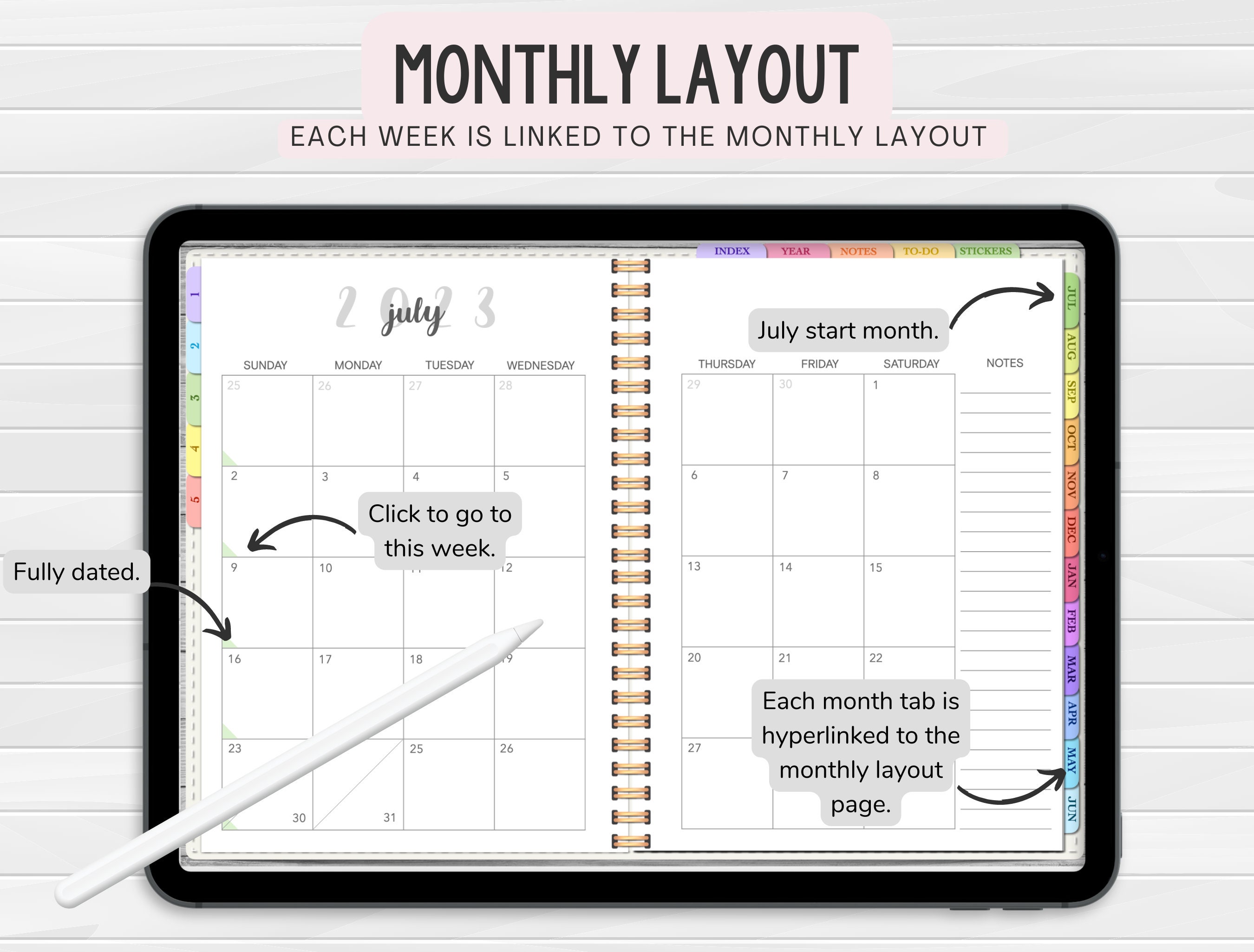 2023-2024 Minimal Dated Digital Teacher Planner Goodnotes - Etsy Australia