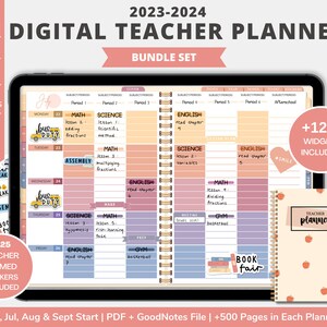 Digital Teacher Planner Goodnotes - Etsy