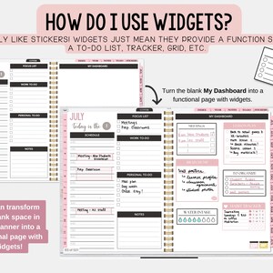 150 Widgets for Teacher Digital Planners Goodnotes Planner - Etsy