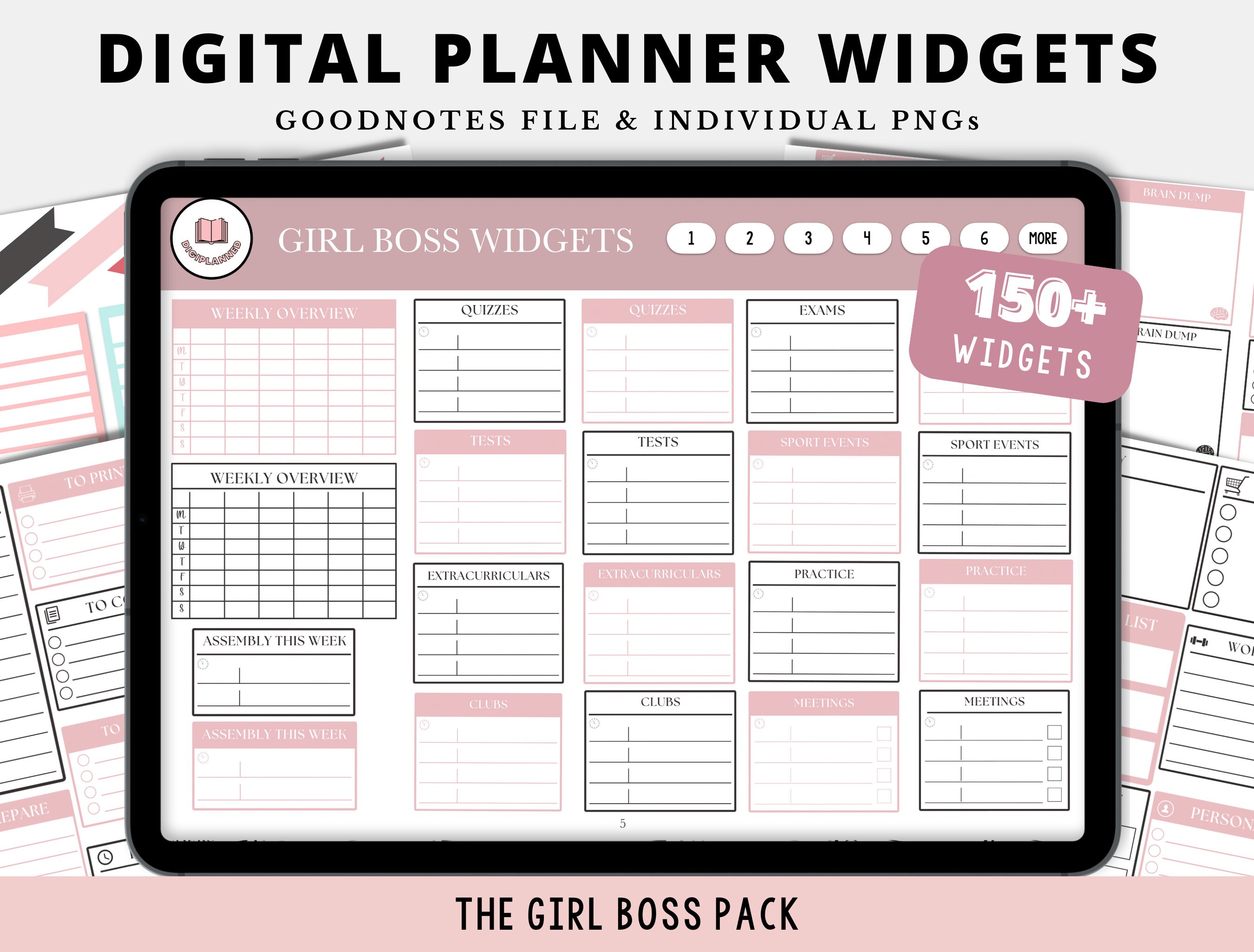 150 Widgets for Teacher Digital Planners Goodnotes Planner - Etsy