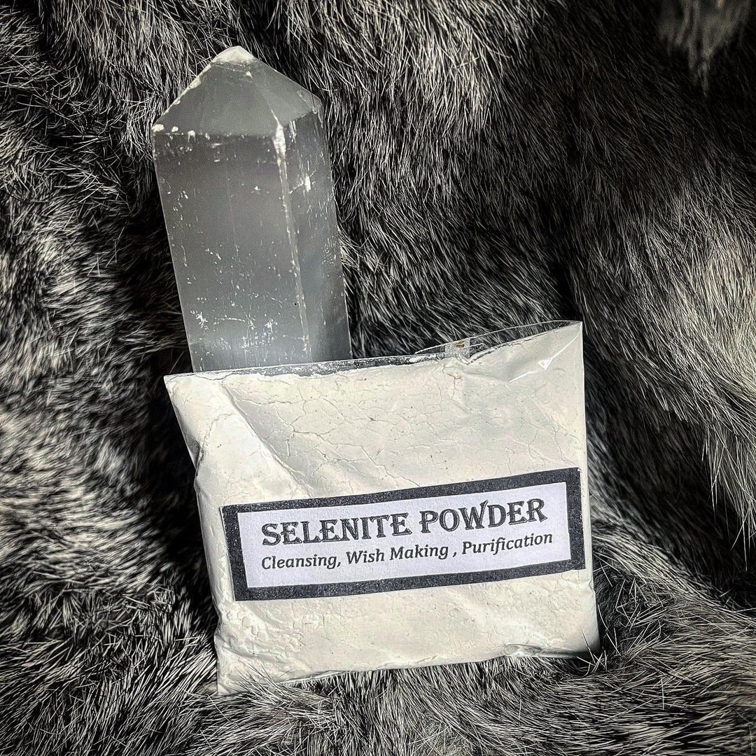 Selenite Powder 10g - Etsy