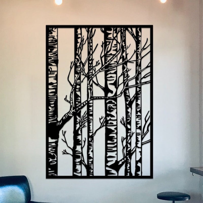 Metal Tree Wall Art - Etsy