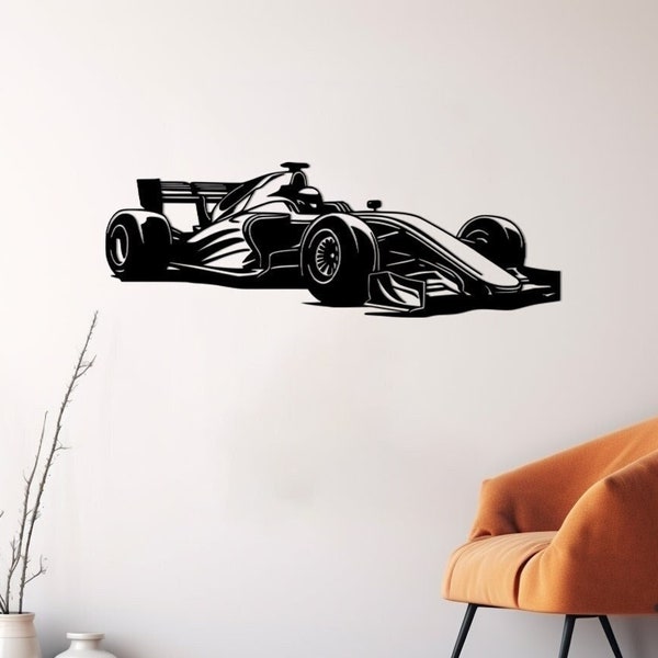 Metal F1 Car Wall Art - Etsy
