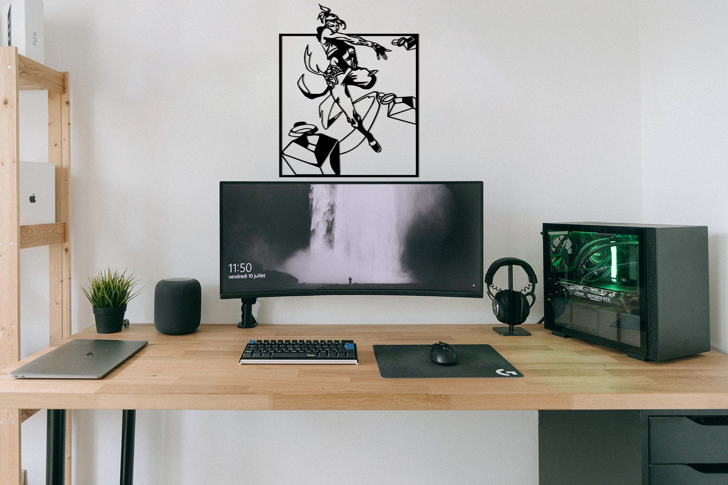 Jett Metal Wall Art, Valorant Wall Decor, Jett Art, Lol, Valorant Fan ...