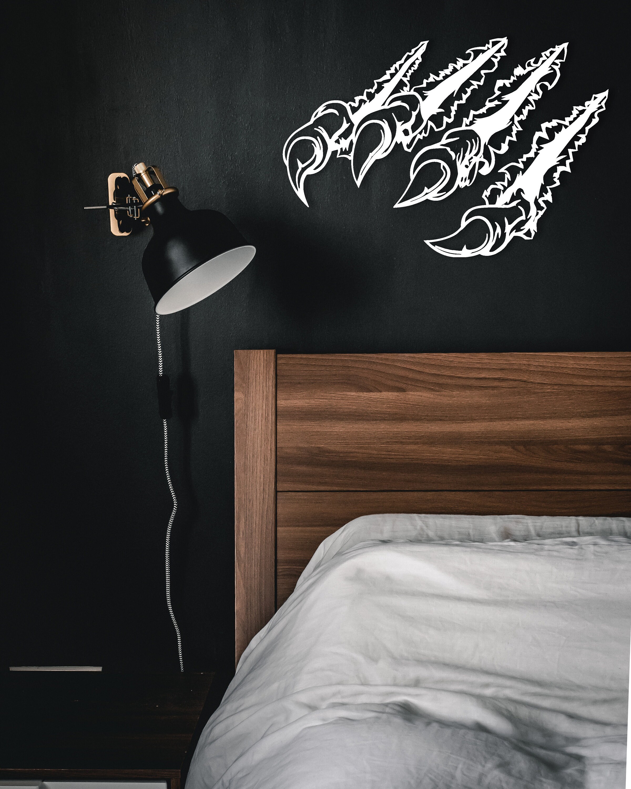 Wild Animal Claw Scratch Art, Animals Claw Art, Wall Decor, Bedroom ...