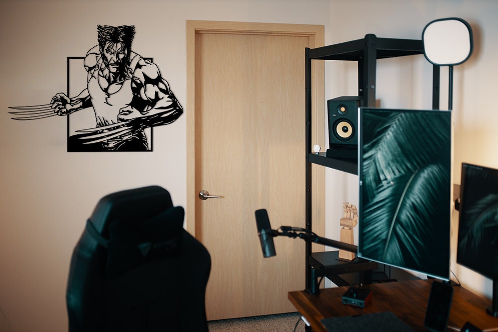 Wolverine Metal Wall Art, Wolverine Art, Comics Wall Art, Wolverine ...