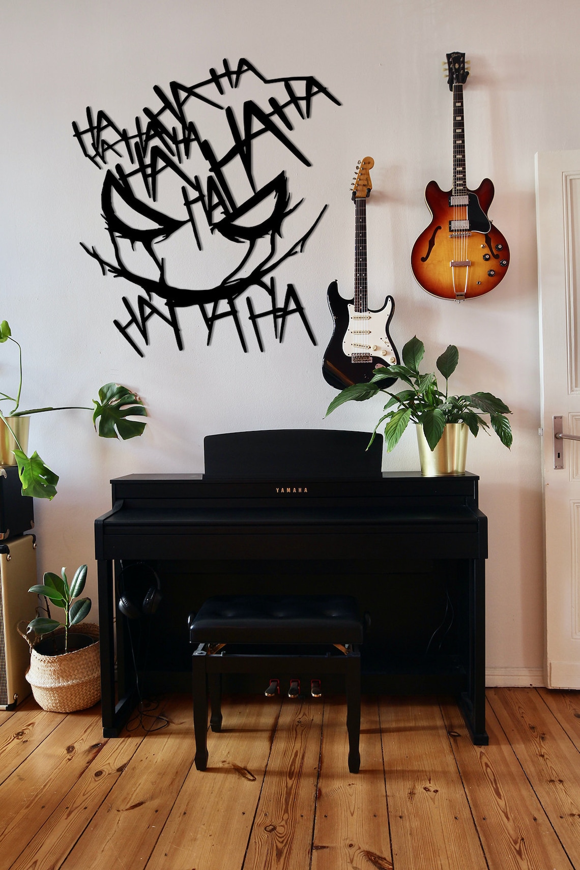 Ha Ha Ha Joker Metal Wall Art Joker Art DC Comics Wall Art - Etsy