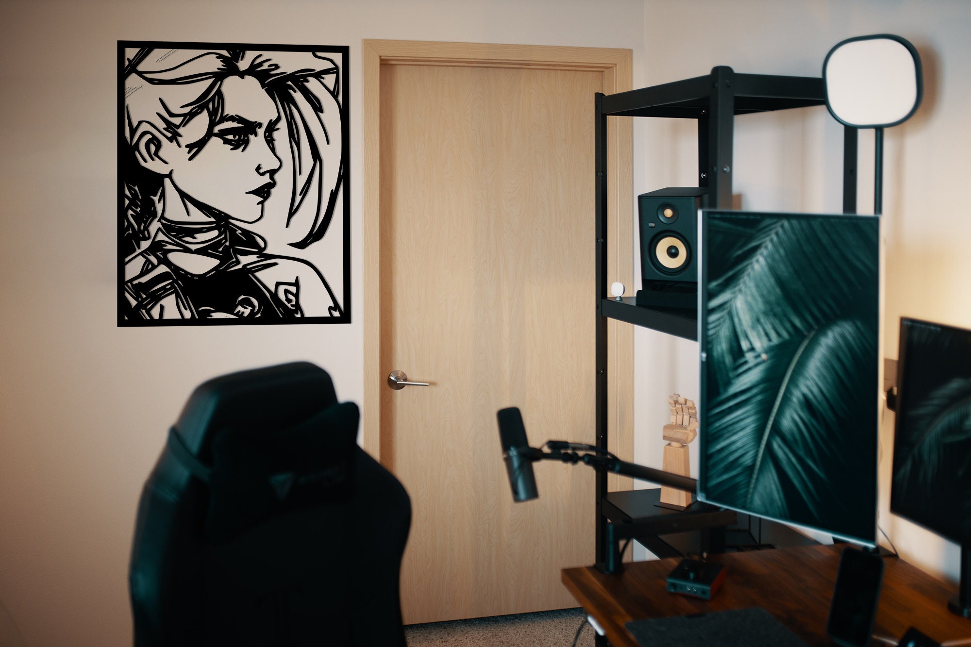 Jinx Metal Wall Art, League of Legends Wall Decor, Arcane Jinx Art, Lol ...