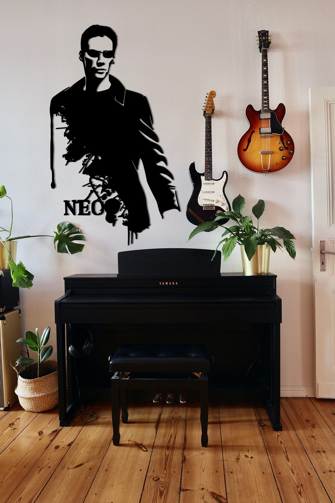 Neo the Matrix Metal Wall Art, Matrix Wall Art, Matrix Wall Decoration ...