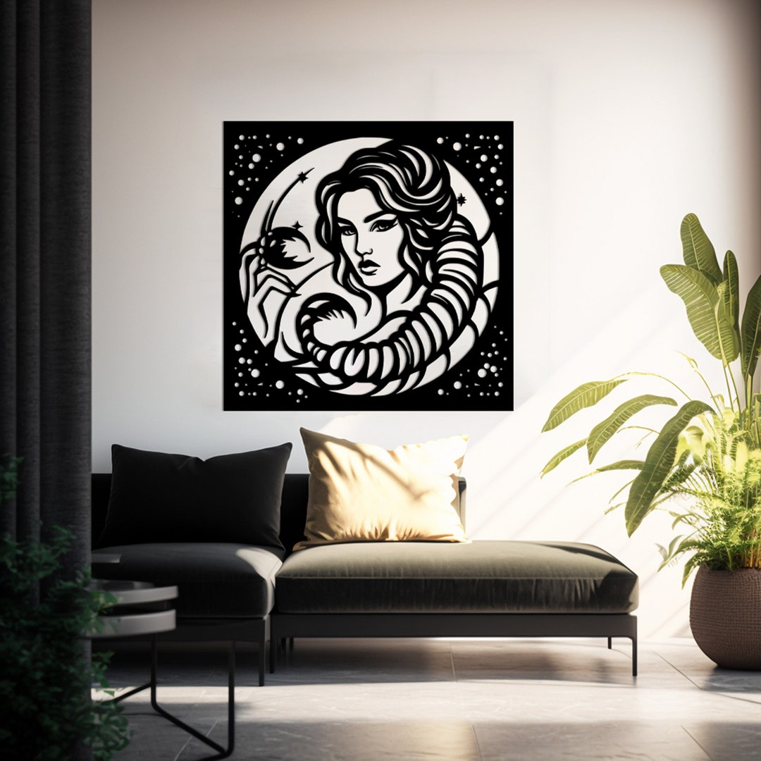 Scorpio Metal Wall Art, Zodiac Gift, Zodiac Sign, Zodiac Art, Horoscope ...