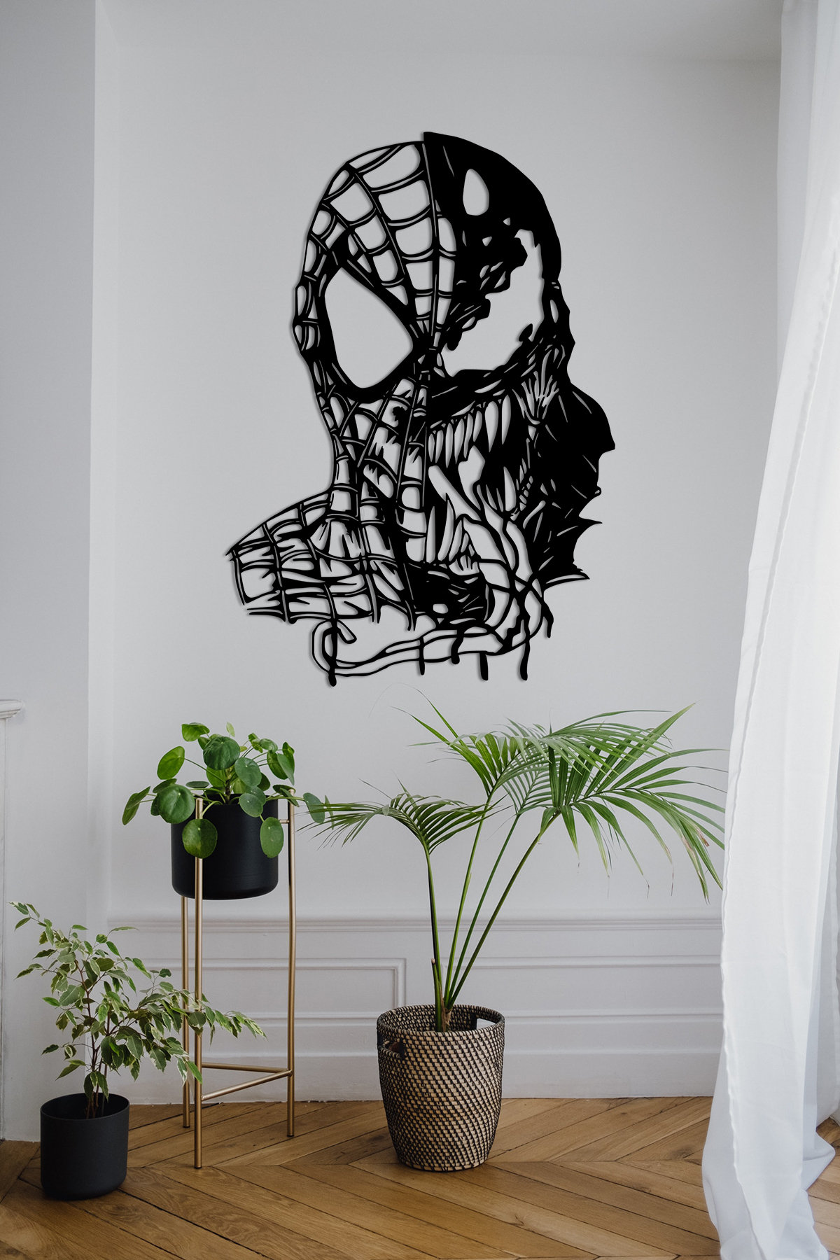 Venom and Spiderman Metal Wall Art, Venom Art, Marvel Comics Wall Art ...
