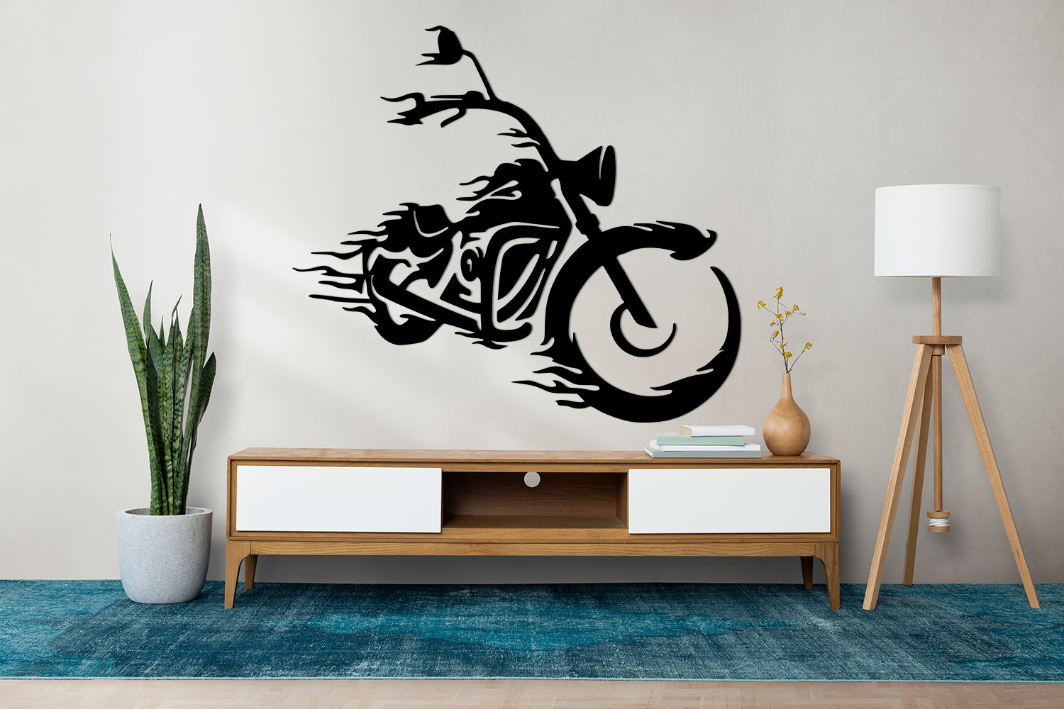 Motorcycle Metal Wall Decor, Garage Wall Decor,gift for Him,harley ...
