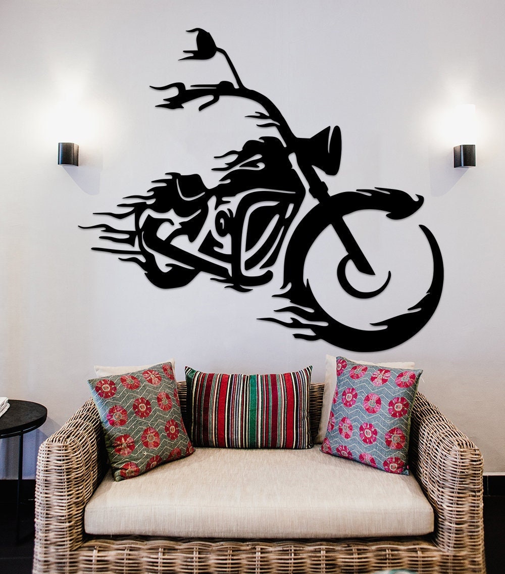 Motorcycle Metal Wall Decor, Garage Wall Decor,gift for Him,harley ...