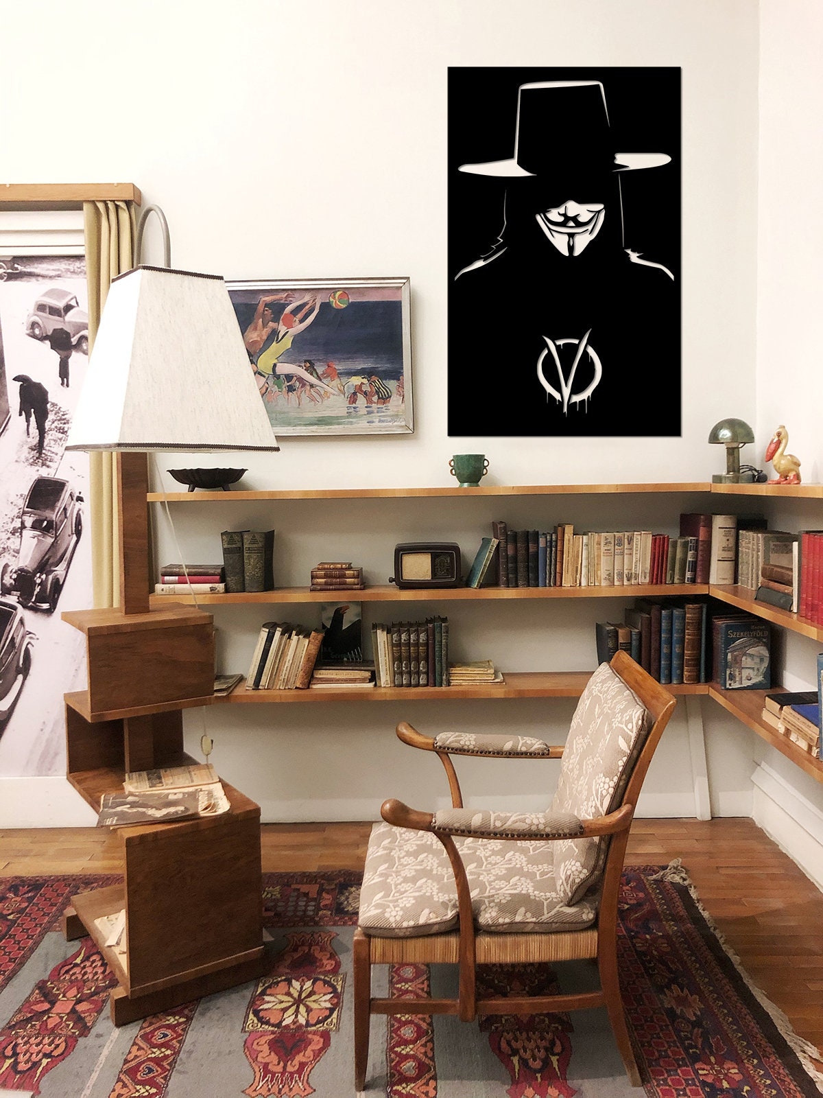 V for Vendetta Metal Wall Art, Vendetta Art, Vendetta Movie Wall ...