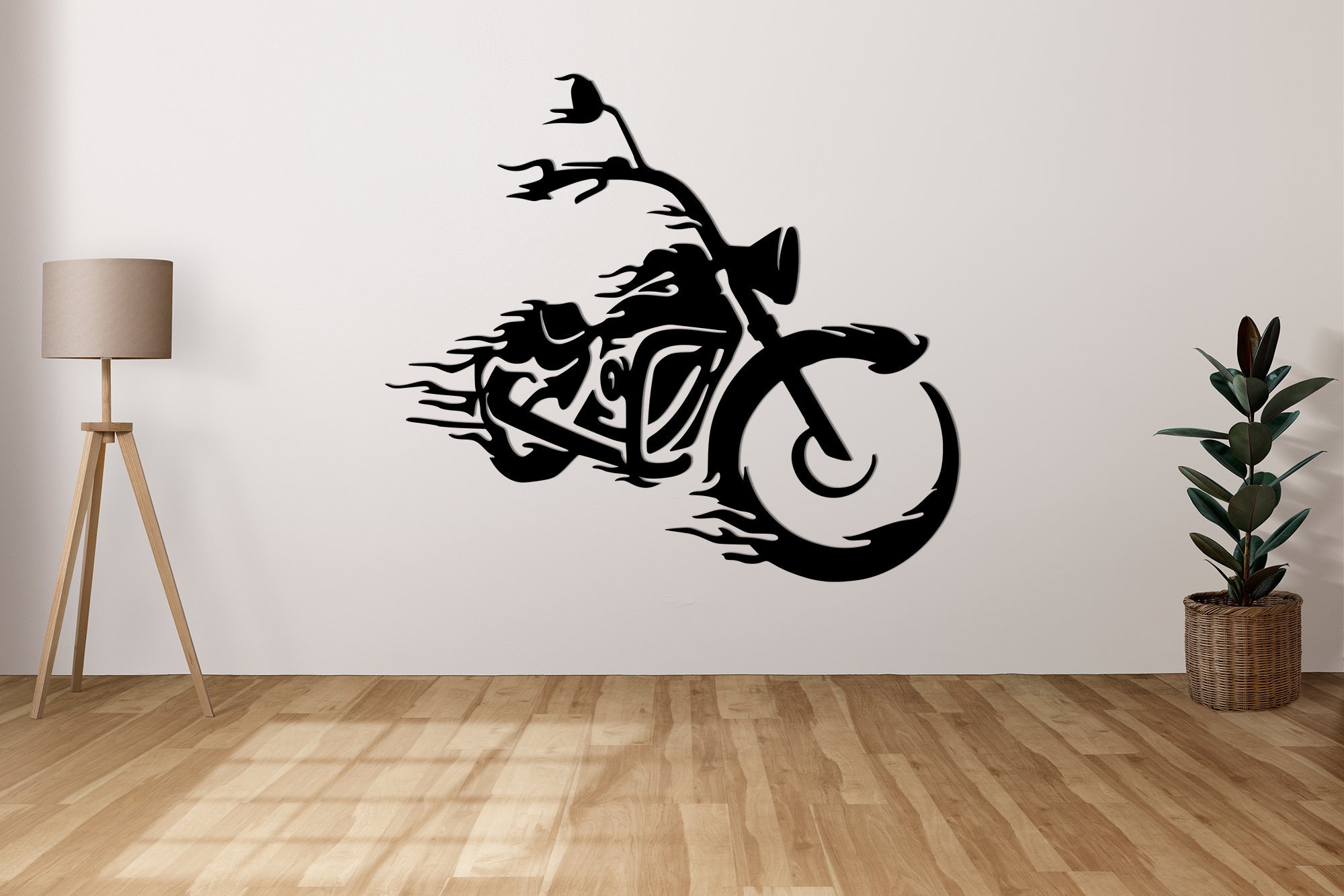 Motorcycle Metal Wall Decor, Garage Wall Decor,gift for Him,harley ...
