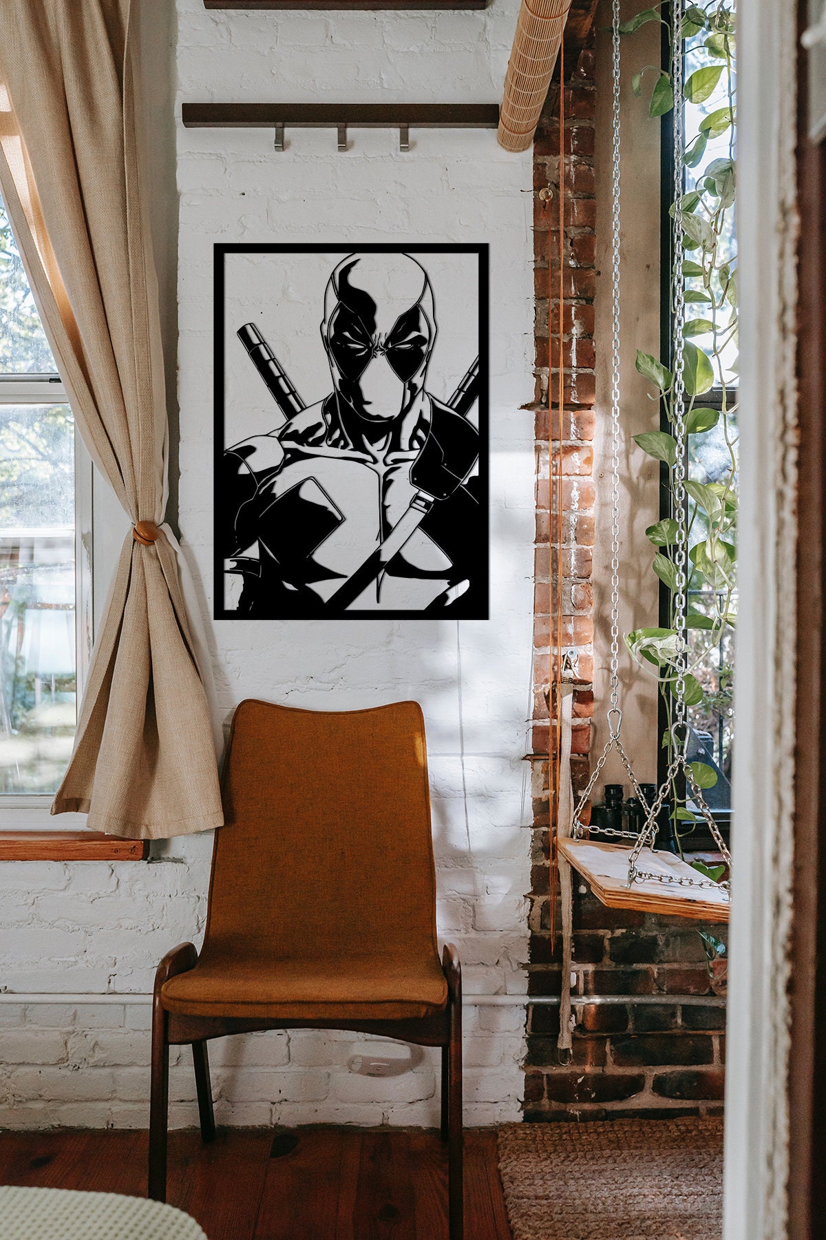 Deadpool Metal Wall Art Marvel Comics Home Decor Winston - Etsy