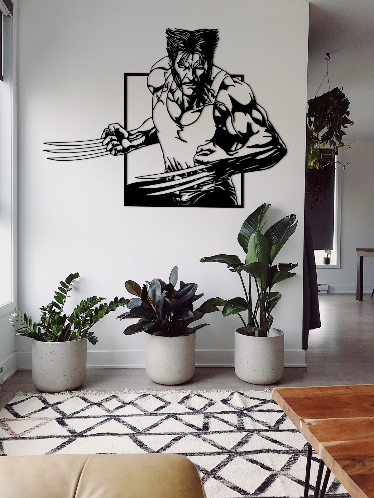 Wolverine Metal Wall Art, Wolverine Art, Comics Wall Art, Wolverine ...