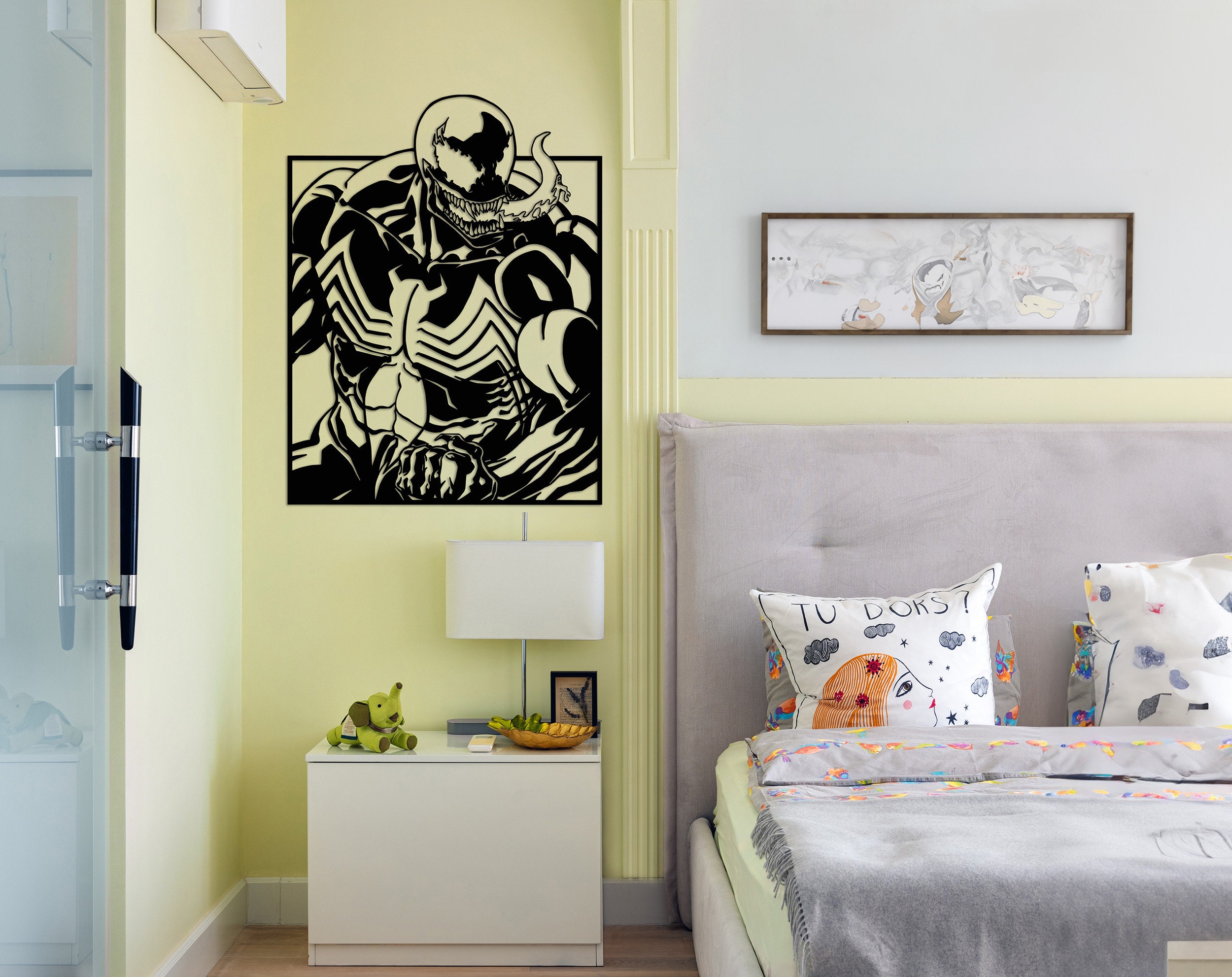 Venom Metal Wall Art, Venom Art, Marvel Comics Wall Art, Venom Movie ...