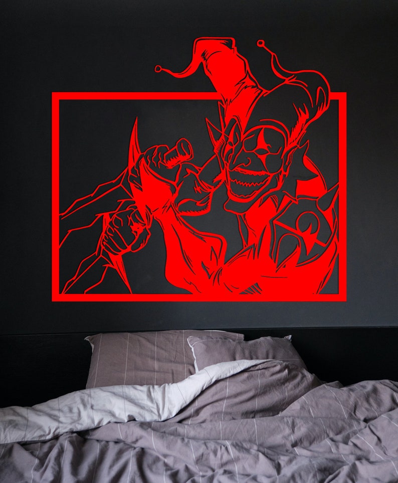 Shaco Metal Wall Art, League of Legends Wall Decor, Arcane Art, Lol ...