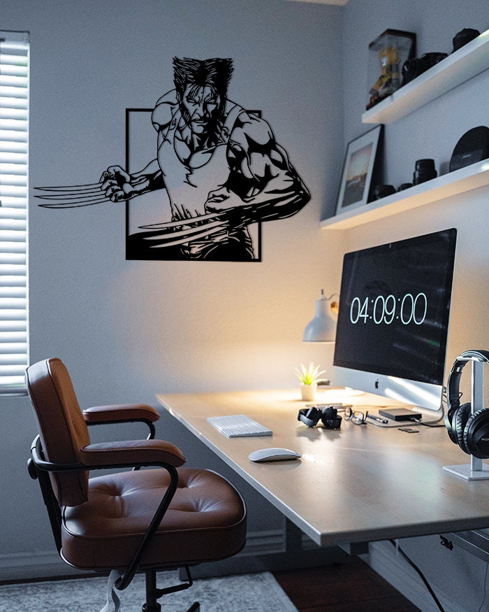 Wolverine Metal Wall Art, Wolverine Art, Comics Wall Art, Wolverine ...