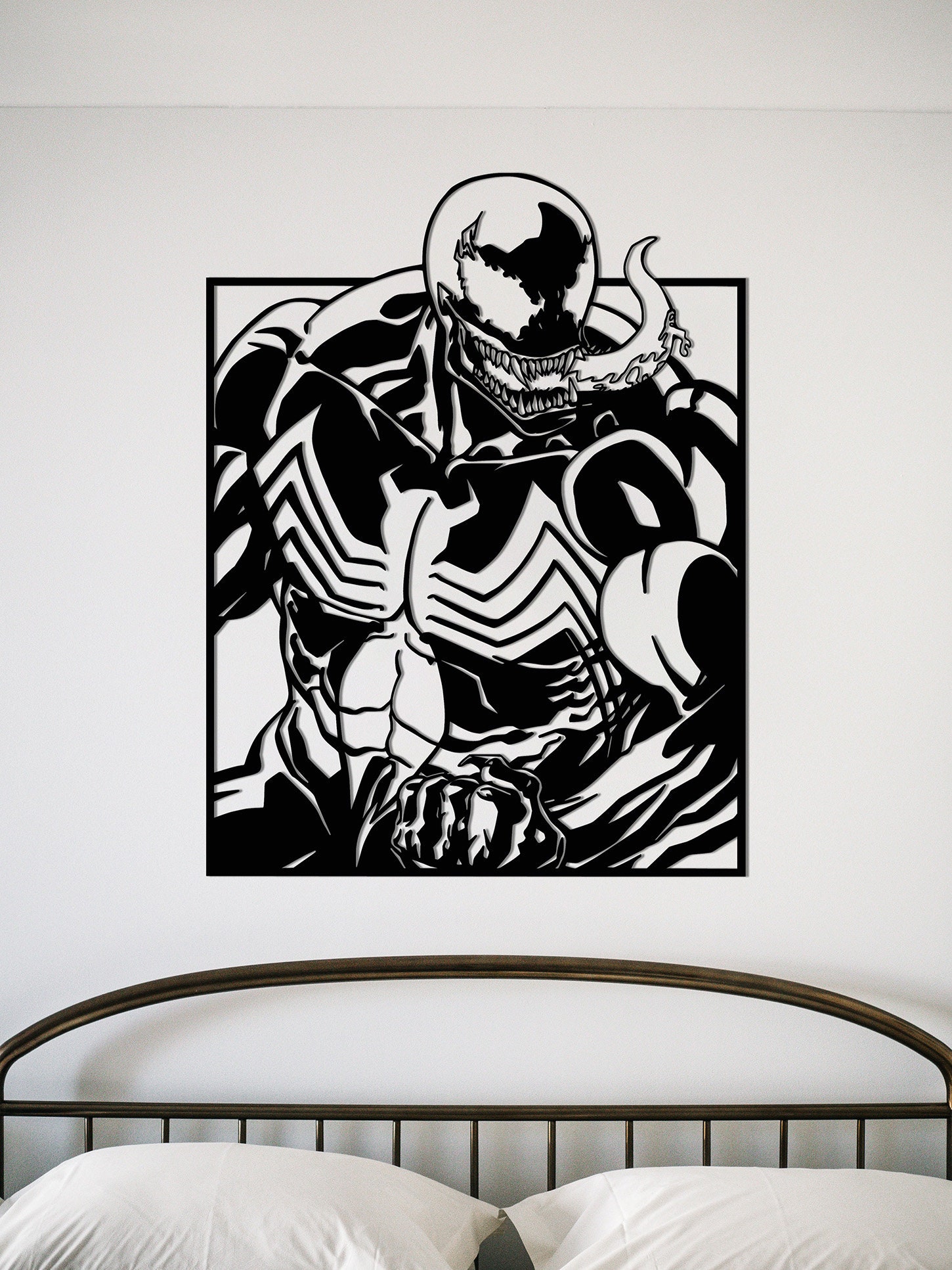 Venom Metal Wall Art, Venom Art, Marvel Comics Wall Art, Venom Movie ...