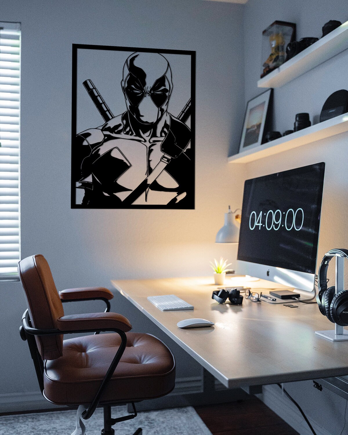 Deadpool Metal Wall Art Marvel Comics Home Decor Winston - Etsy