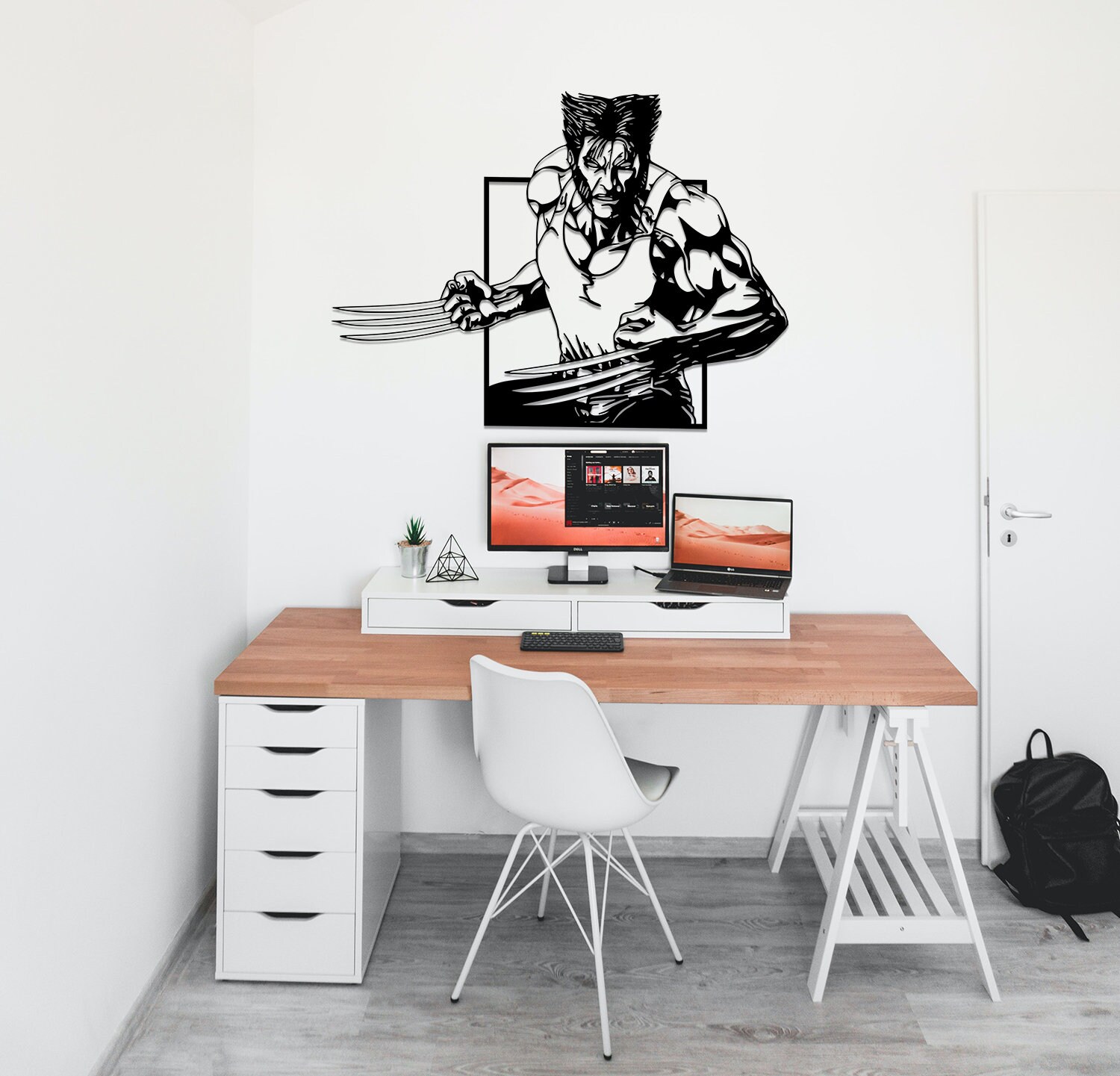 Wolverine Metal Wall Art, Wolverine Art, Comics Wall Art, Wolverine ...