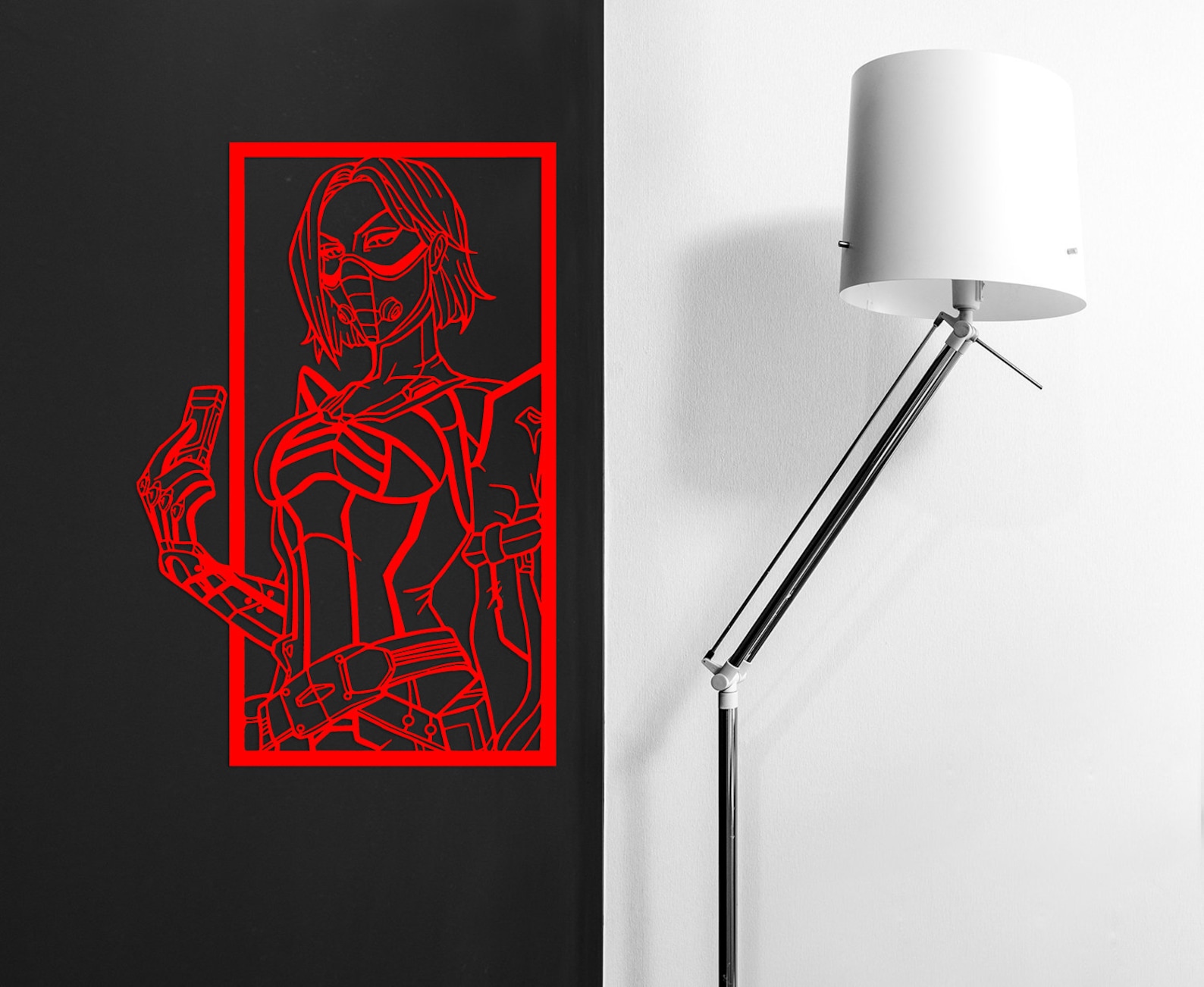 Viper Metal Wall Art, Valorant Wall Decor, Viper Art, Lol, Valorant Fan ...