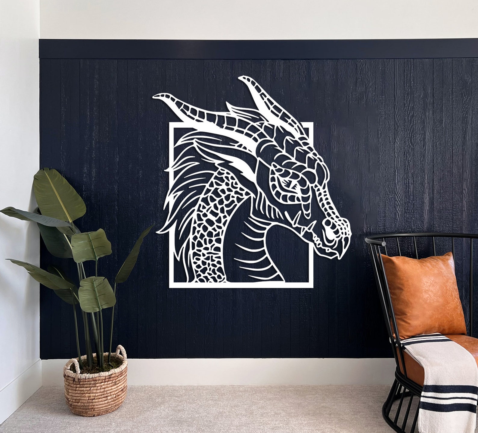Dragon Head Metal Wall Art, Dragon Metal Wall Art, Dragon Wall Hanging ...