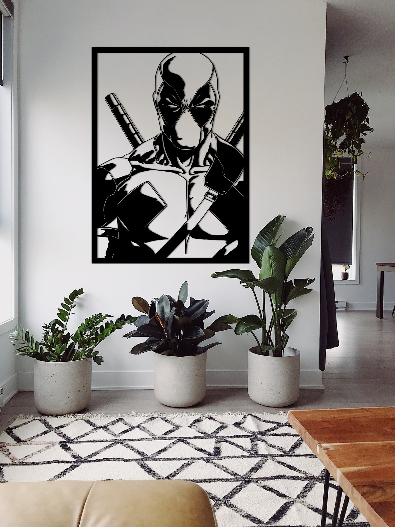 Deadpool Metal Wall Art Marvel Comics Home Decor Winston - Etsy