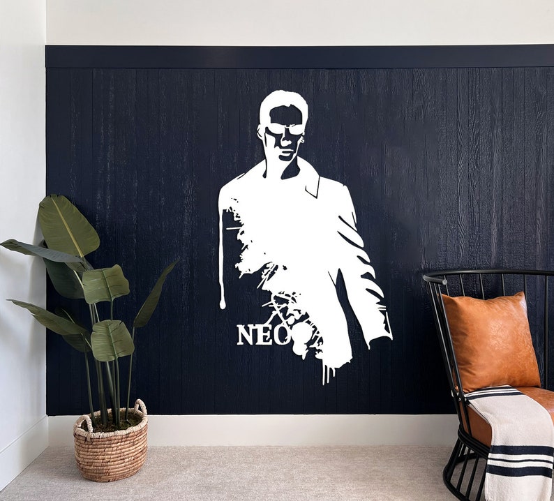 Neo the Matrix Metal Wall Art, Matrix Wall Art, Matrix Wall Decoration ...