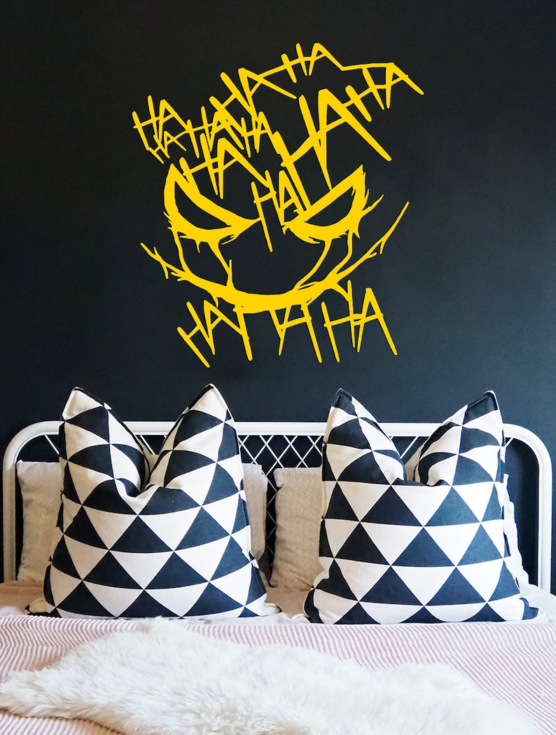 Ha Ha Ha Joker Metal Wall Art Joker Art DC Comics Wall Art - Etsy