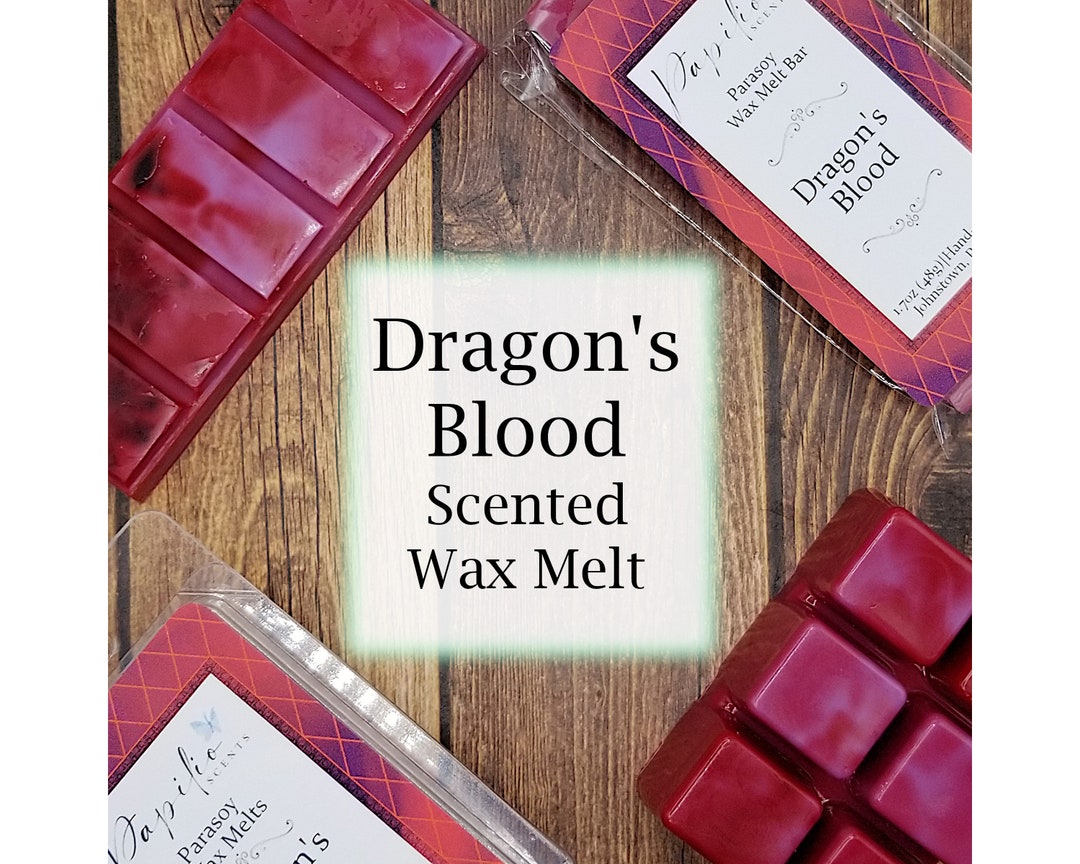 Wax Melt Dragon's Blood, Handmade Parasoy Earthy Autumn Scented Wax ...