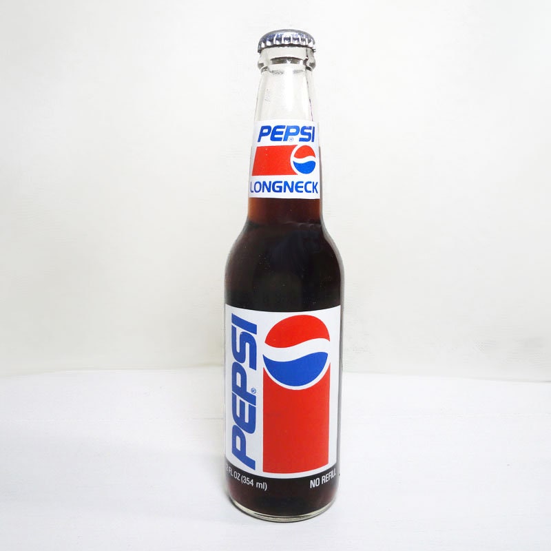 Shaq Jammin' Full 12 Oz Longneck Pepsi Bottle 1992-1993 Orlando Magic ...