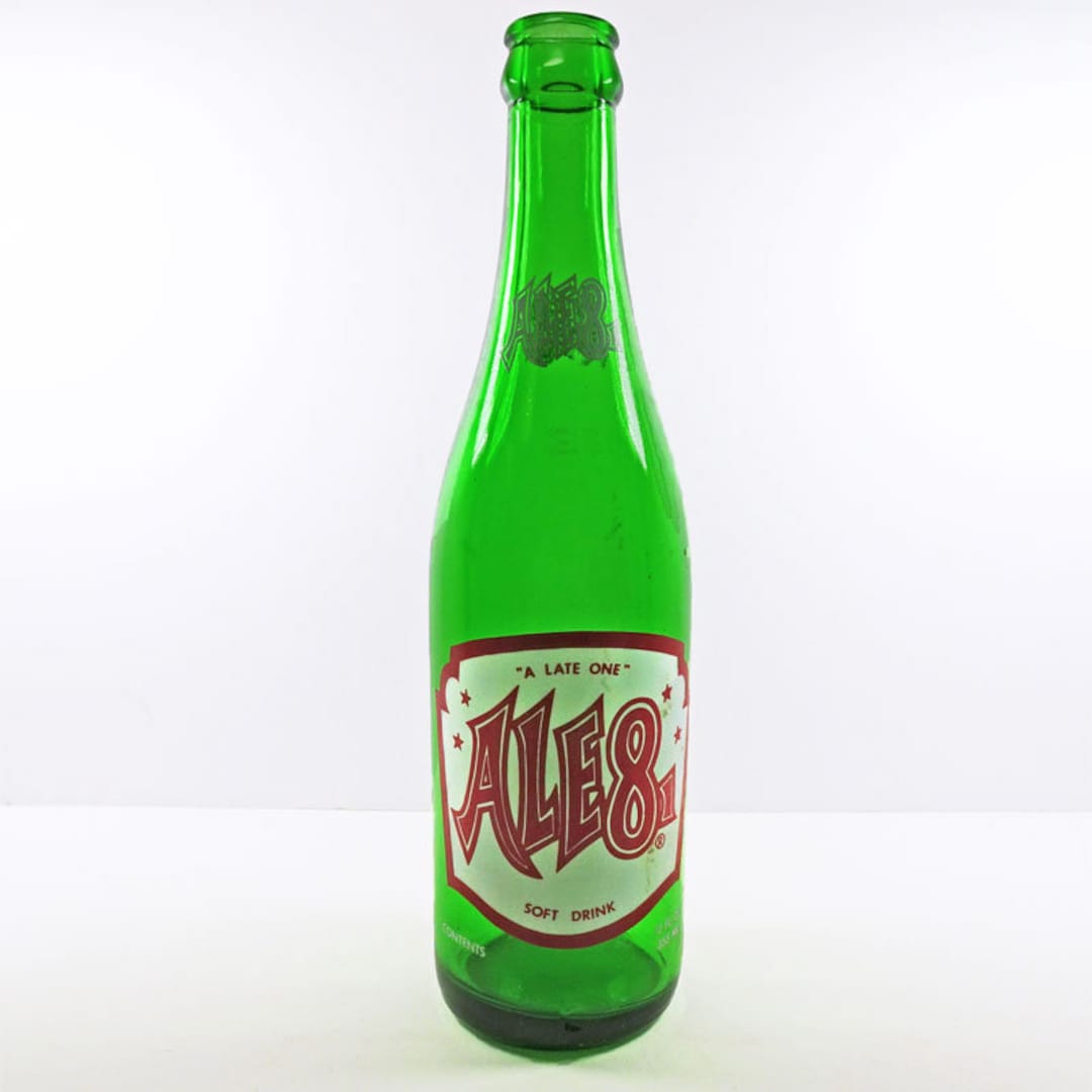 Ale 8 One 12 Oz Vintage Green Glass Return for Deposit ACL Longneck ...