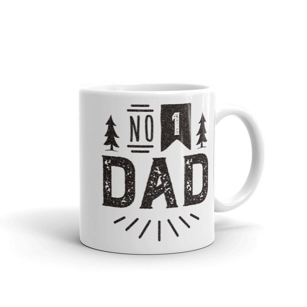 Number 1 Dad Mug, Number One Dad Mug, Fathers Day Gift Mug, Dad Gift ...