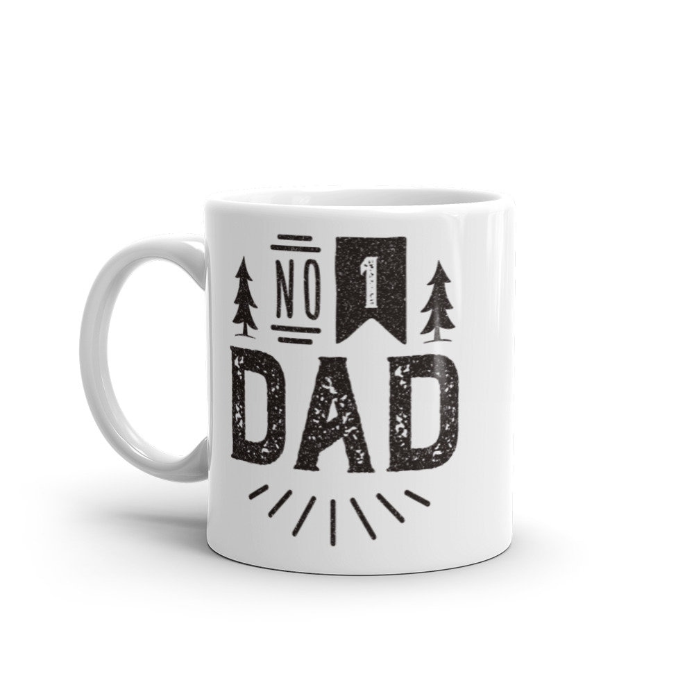 Number 1 Dad Mug, Number One Dad Mug, Fathers Day Gift Mug, Dad Gift ...